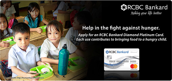 RCBC Bankard Diamond Card, Platinum Mastercard supports KnK